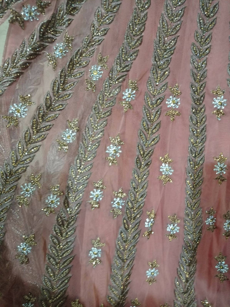 Indian Net Peach Froks | Women Froks & Maxis | Medium | Worn Once ...